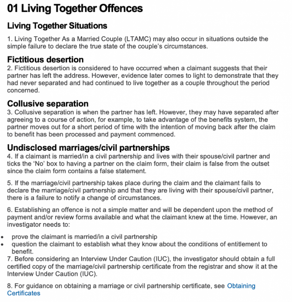 Shedding light on the DWP staff guide on conducting fraud ...