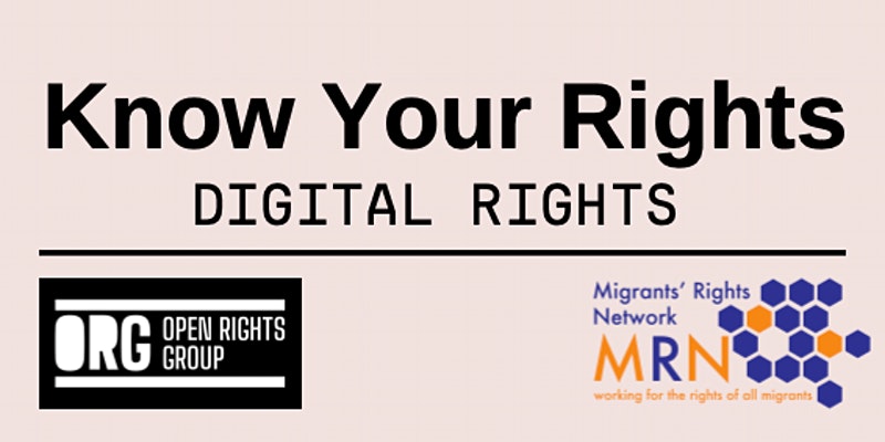 Know Your Rights - Digital Rights Training - European Digital Rights (EDRi)