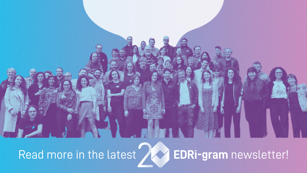 EDRi-gram, 16 February 2023 - European Digital Rights (EDRi)