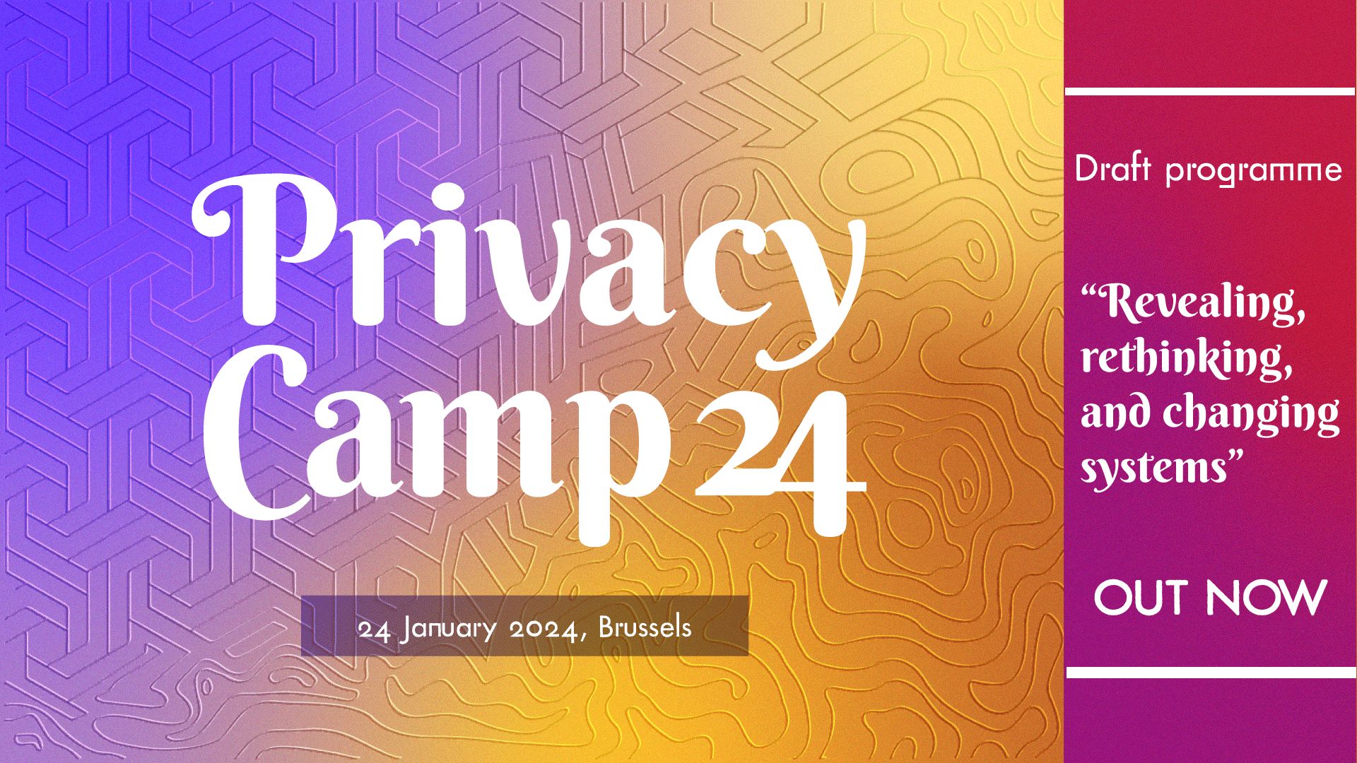 #PrivacyCamp24: Final programme - European Digital Rights (EDRi)