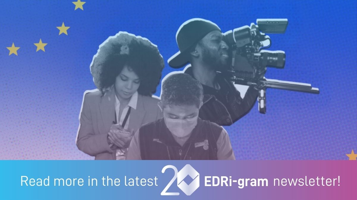 EDRi-gram, 17 January 2024 - European Digital Rights (EDRi)