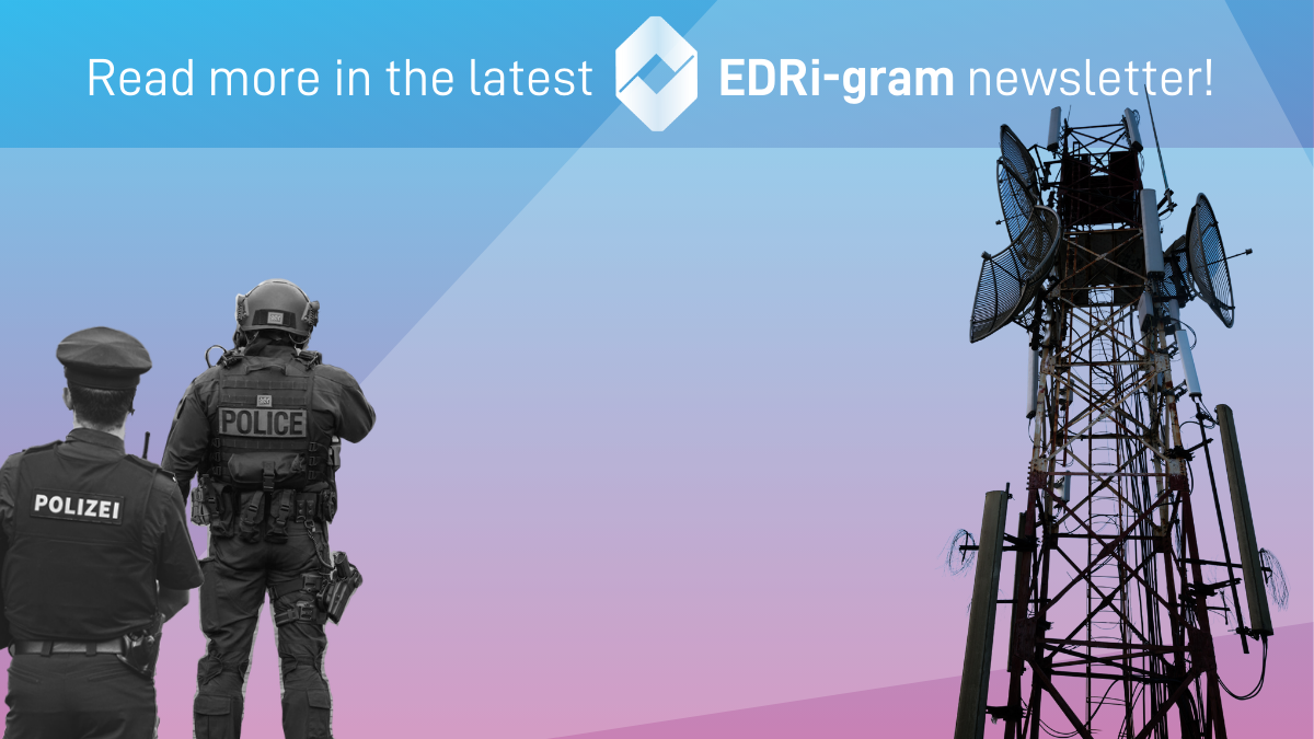 EDRi-gram, 10 July 2024 - European Digital Rights (EDRi)