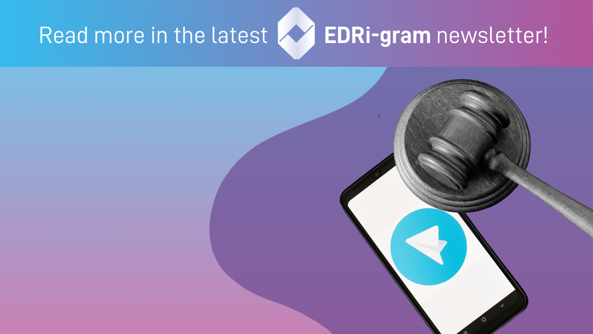 EDRi-gram, 25 September 2024 - European Digital Rights (EDRi)